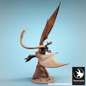 Vouivre Drones 3d Printed Miniature for Tabletop Rpgs|dungeons and ...