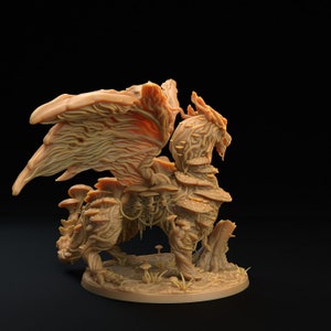 Myconid Dragon 3d Printed Miniature for Tabletop Rpgs Dungeons and ...