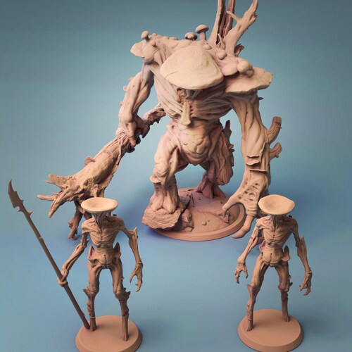 Myconid Miniature for D&D Dungeons and Dragons Pathfinder - Etsy