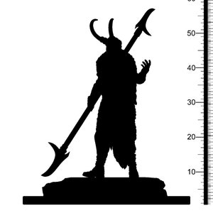 Loki 3d Printed Miniature With Decorative Base for Tabletop Rpgs ...