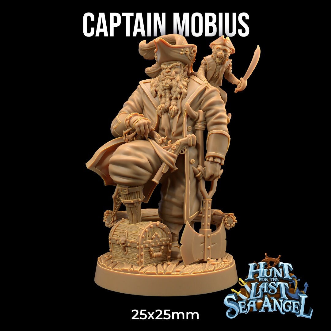 Captain Mobius 3d Printed Miniatures for Tabletop Rpgs Dungeons and ...