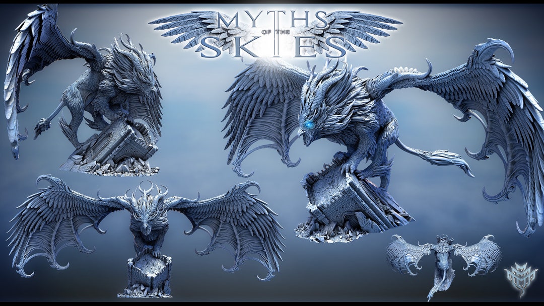 Elder Stalking Owl 3d Printed Miniature for Tabletop Rpgsdungeons and ...