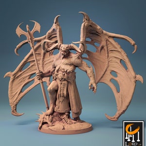 Orcus 3d Printed Miniature for Tabletop Rpgdungeons and Dragonsdndd ...