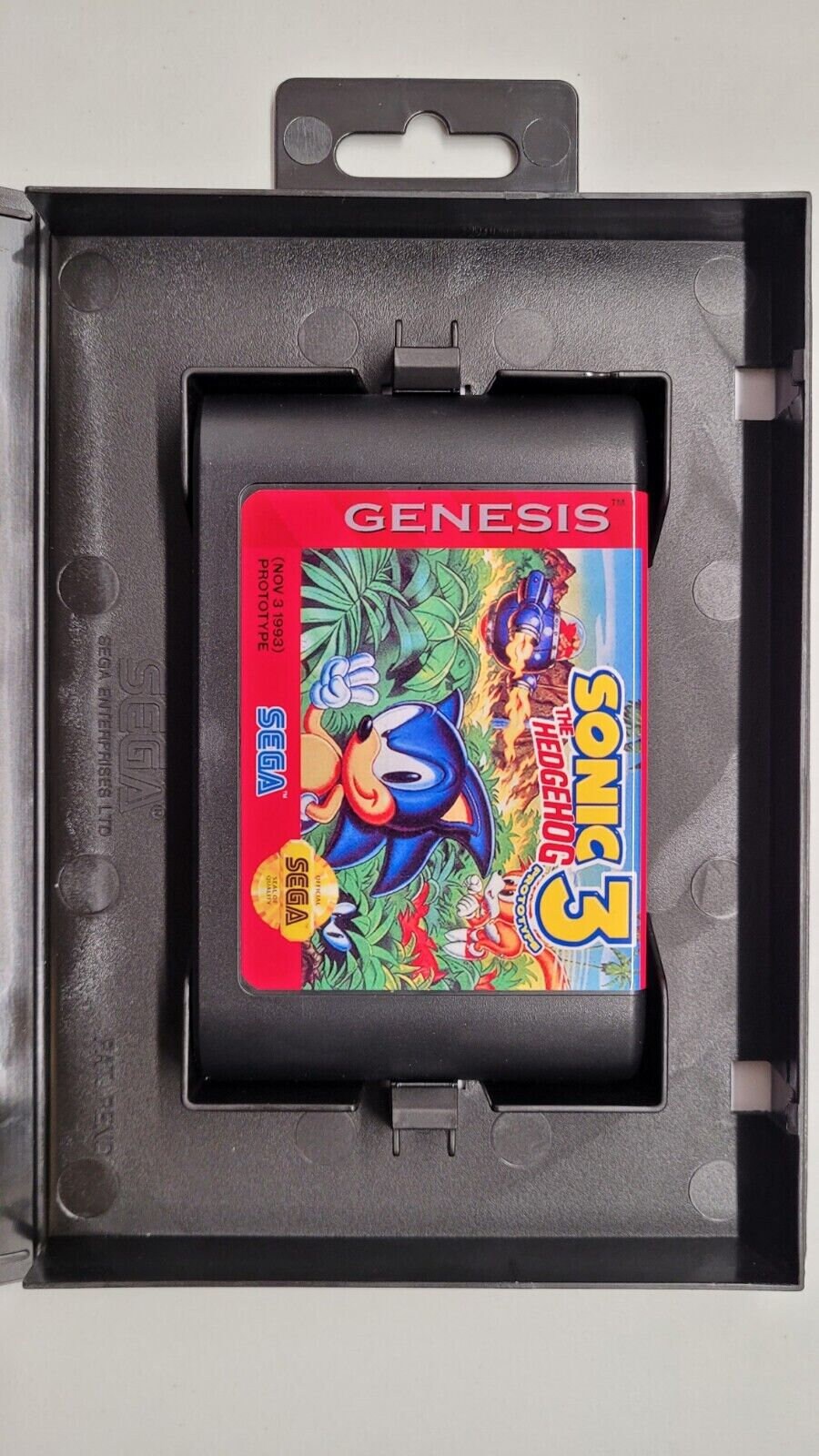 Sonic the Hedgehog 3 Custom-made Prototype for Sega Genesis From NOV-3 ...