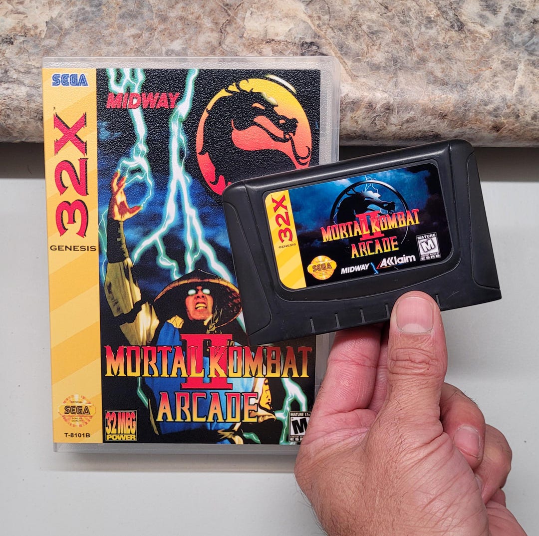 Mortal Kombat 2 Arcade Edition V1.5b for Sega 32X. - Etsy