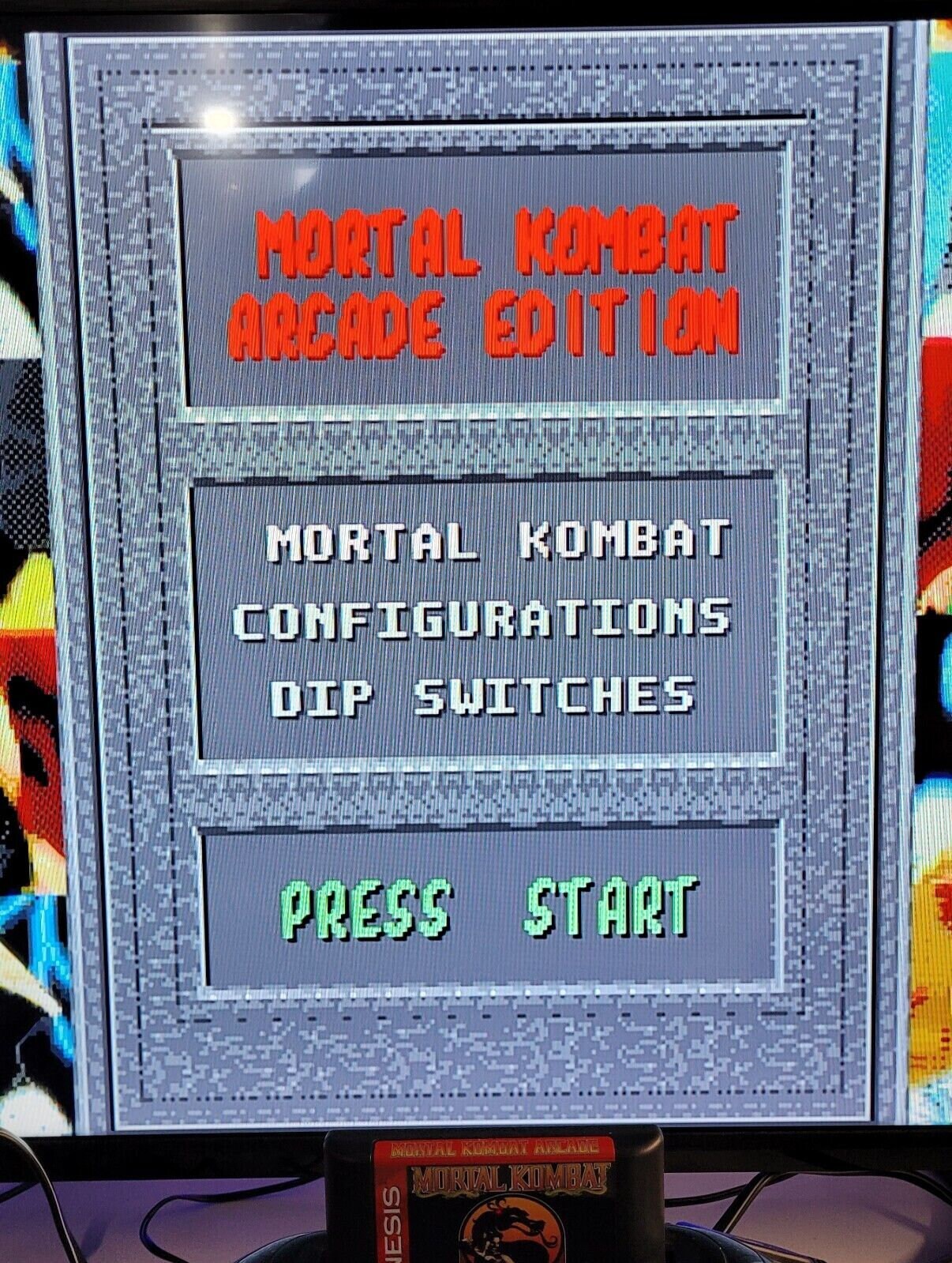 New & Improved Mortal Kombat arcade Edition Enhanced V1.5 for Sega ...