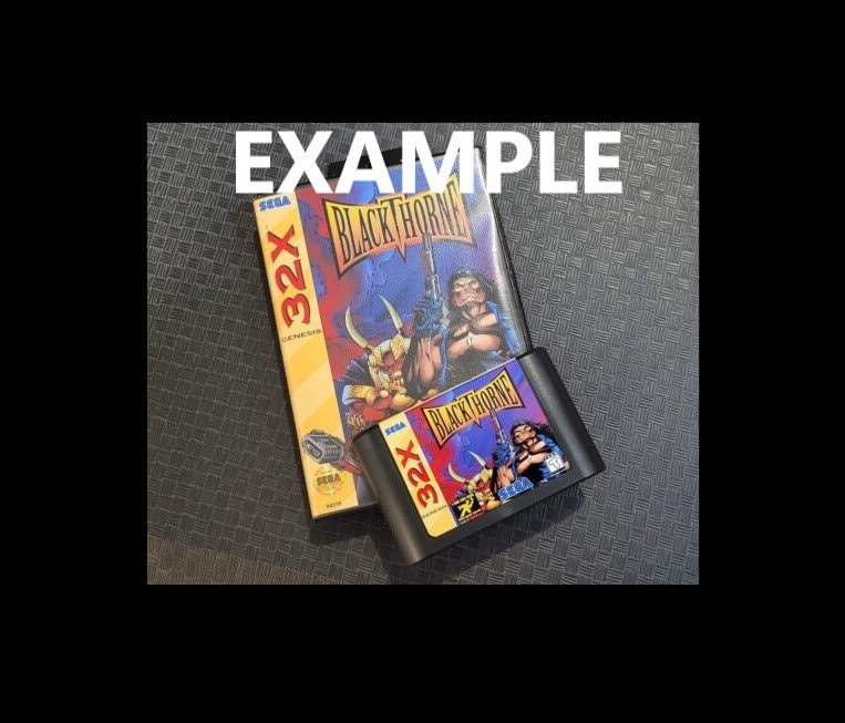 Custom Sega 32x Game Cartridge & Case You Pick - Etsy