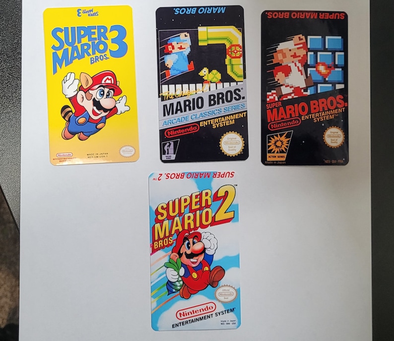 Replacement Labels for NES MARIO Games. High-quality Vinyl Stickers - Etsy