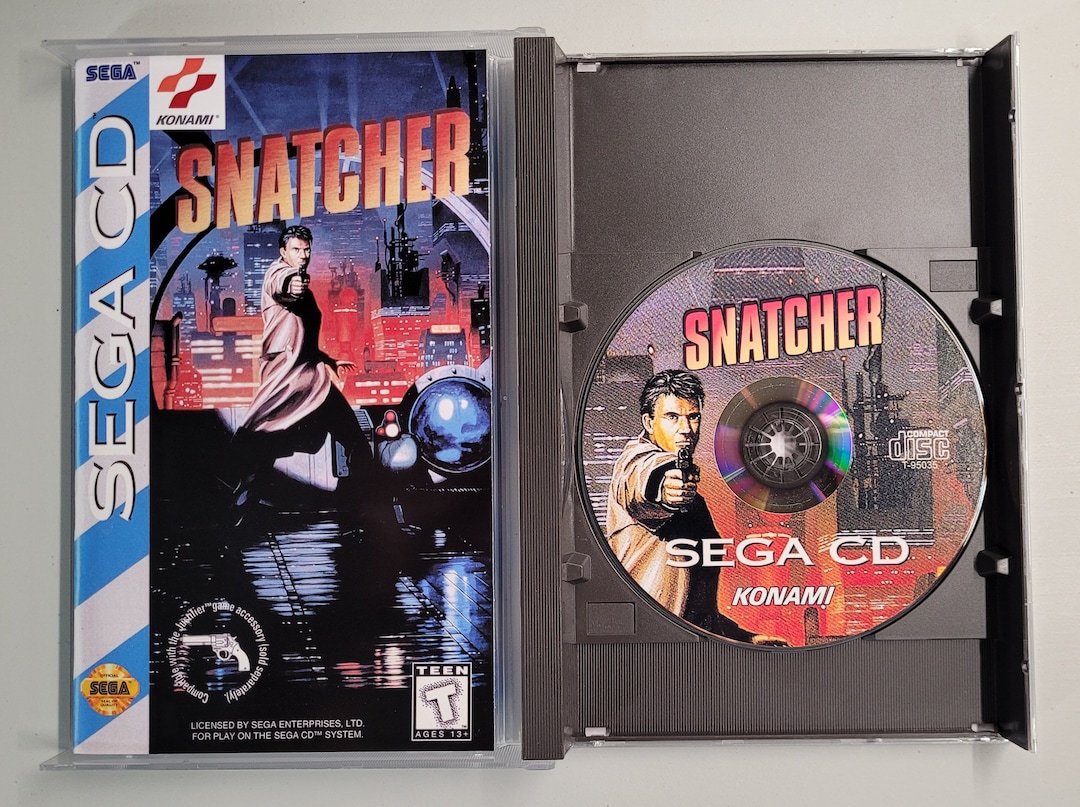 SNATCHER for the Sega CD, High Quality REPRODUCTION - Etsy