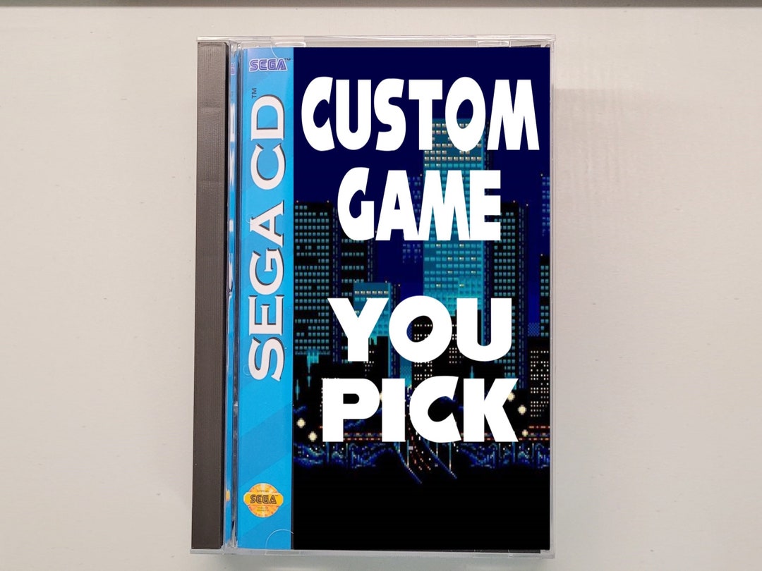 Custom Sega CD Game & Case You Pick High Quality REPRODUCTION.. - Etsy