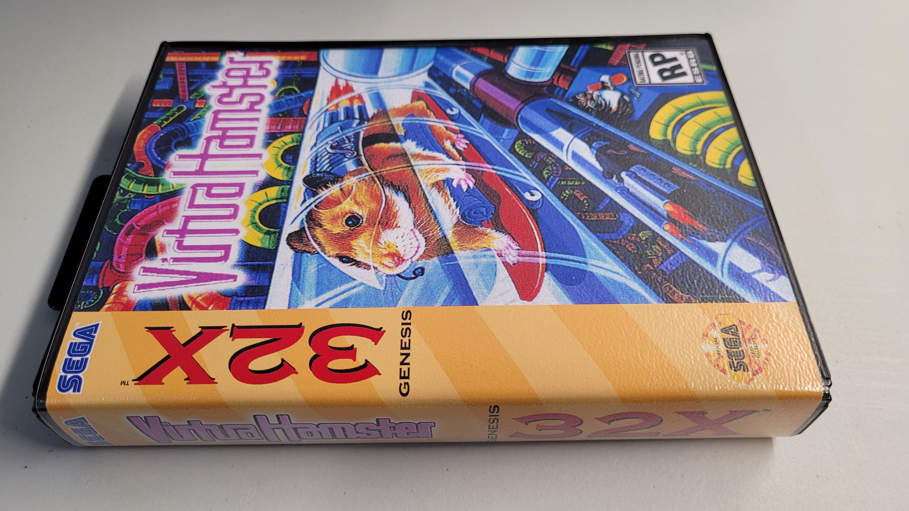 Virtua Hamster Custom Prototype Cartridge for Sega 32X Case & Artwork ...