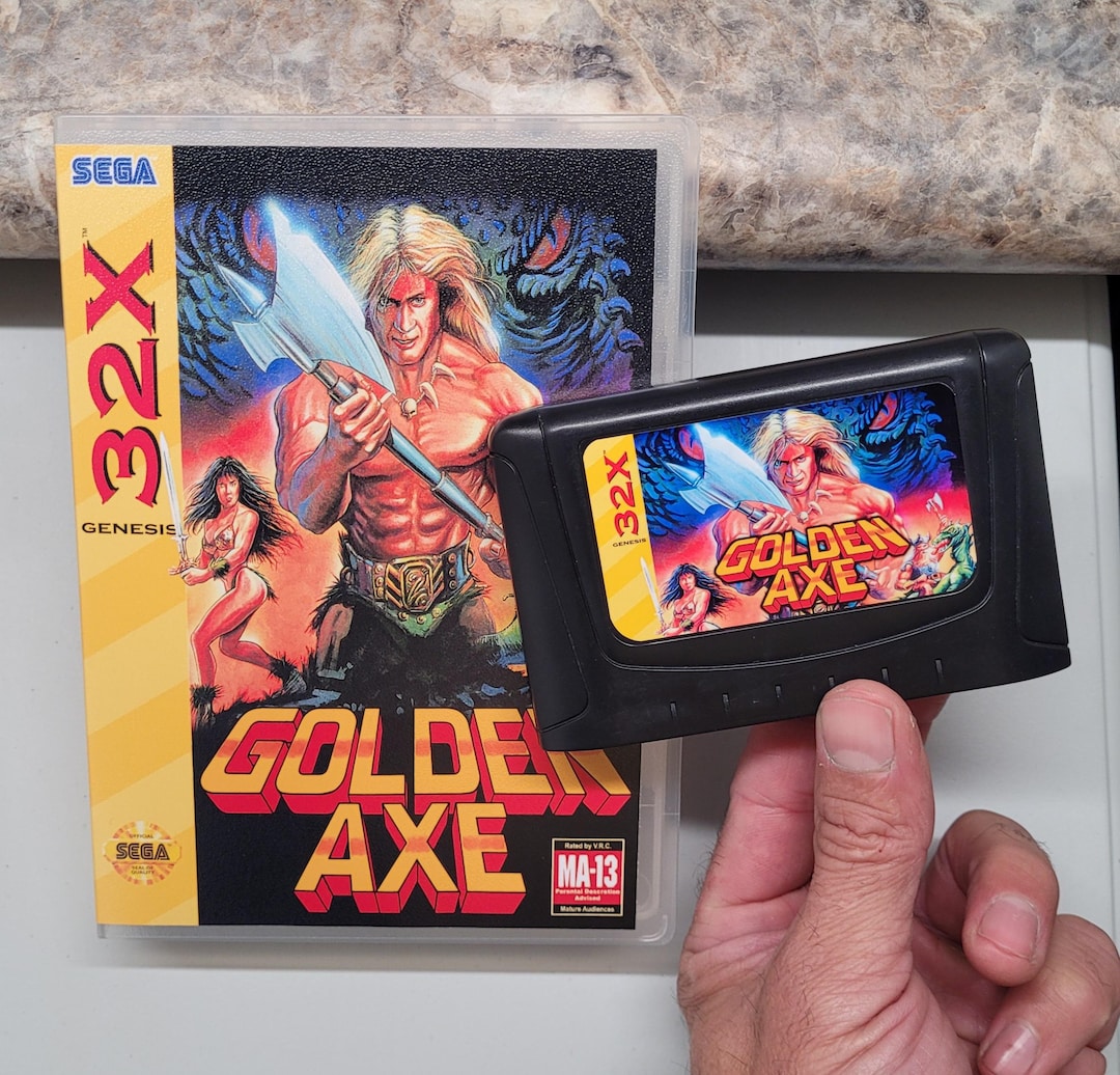 Golden Axe for Sega 32X With Case & Cover Art - Etsy