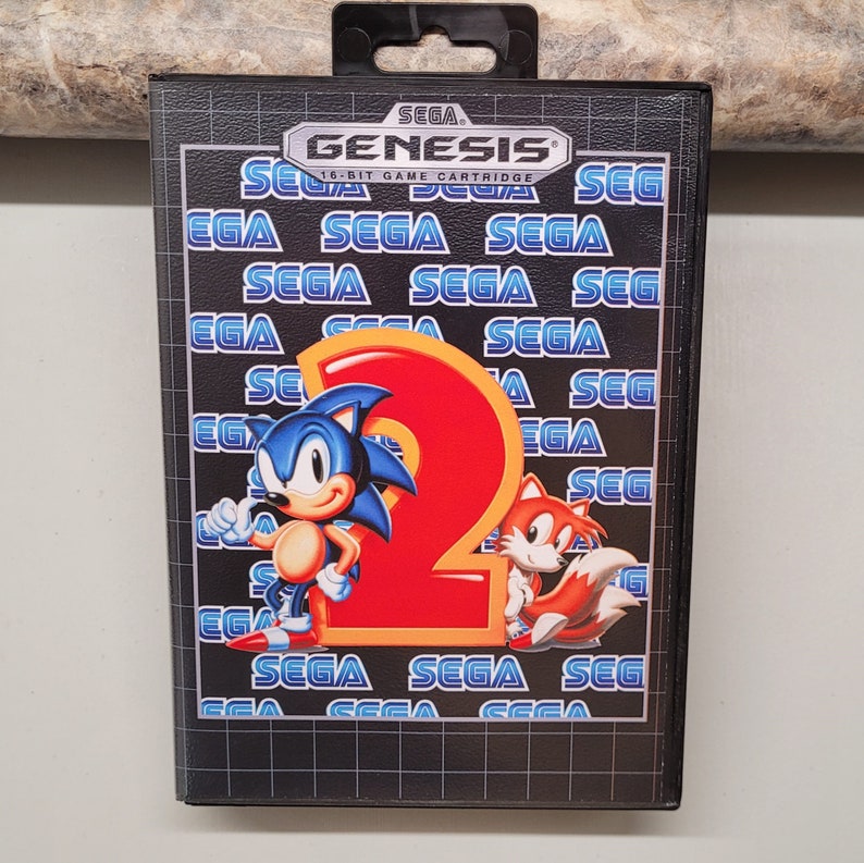 Sonic the Hedgehog 2 nick Arcade Custom-made Prototype for Sega Genesis ...