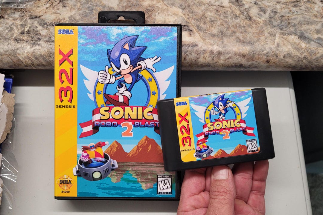 Sonic Robo-blast 2 for Sega 32X V0.1a Demo & Case and Cover Art - Etsy