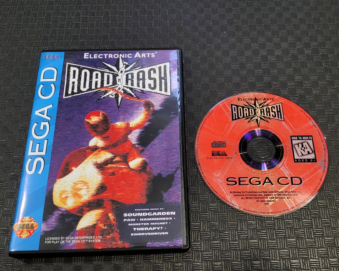 Road Rash for the Sega CD, High Quality REPRODUCTION - Etsy