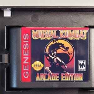 New & Improved Mortal Kombat "arcade Edition Enhanced V1.5" for Sega ...