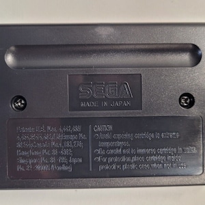 Custom Sega Genesis Game Cartridge & Case - You Pick - Etsy