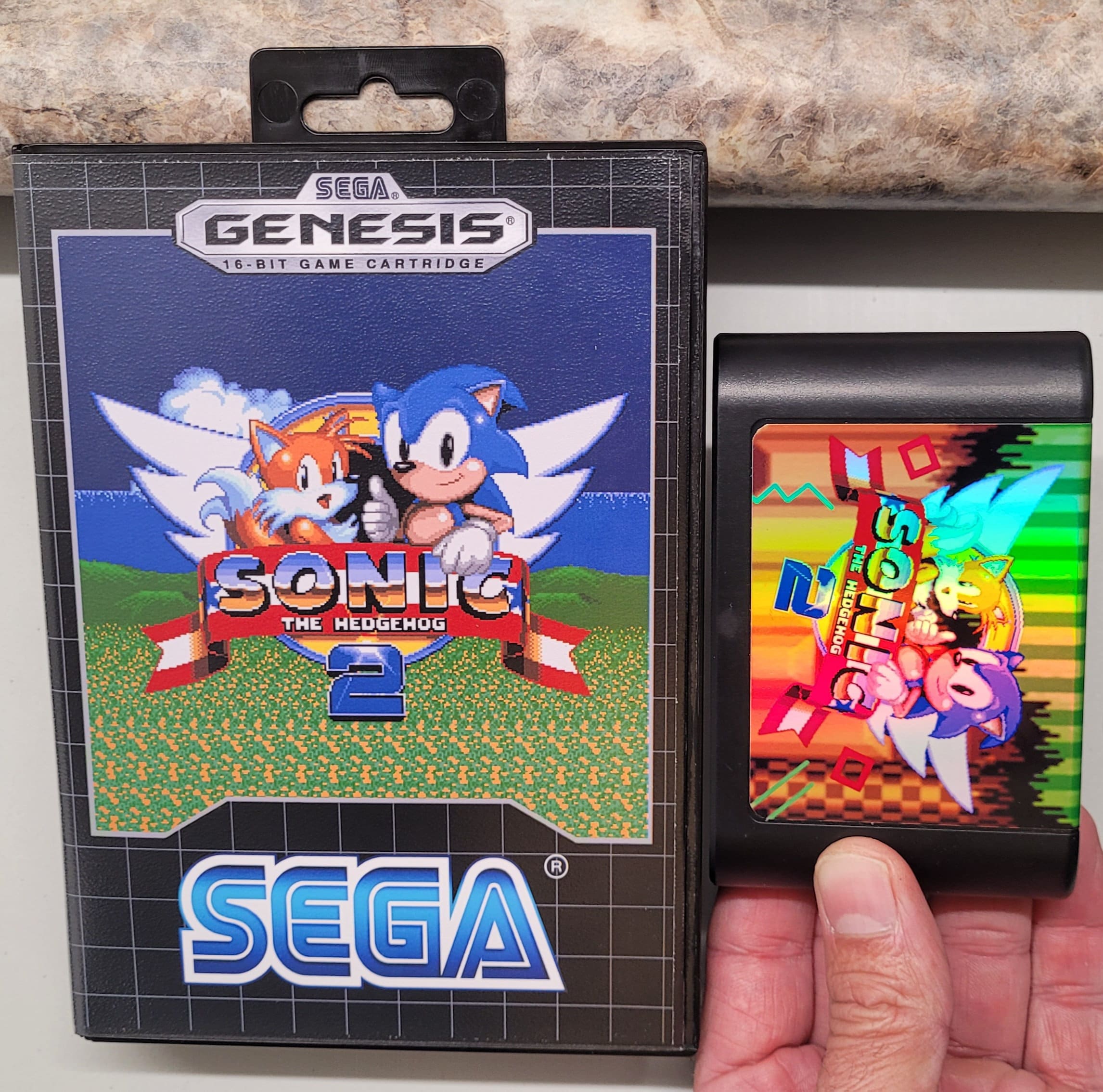 Sonic the Hedgehog 2 simon Wai Custom-made Prototype for Sega Genesis ...