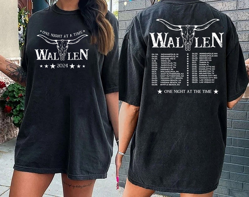 Retro Wallen Bull Skull Wallen Tour Png File,png, Wallen Cowboy Png ...