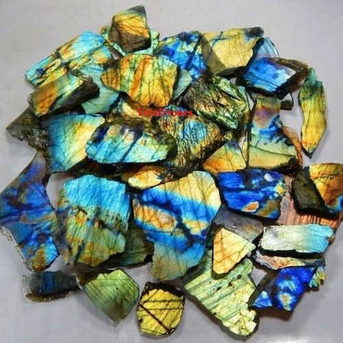 Natural LABRADORITE SLAB Polished Labradorite Slice - Etsy