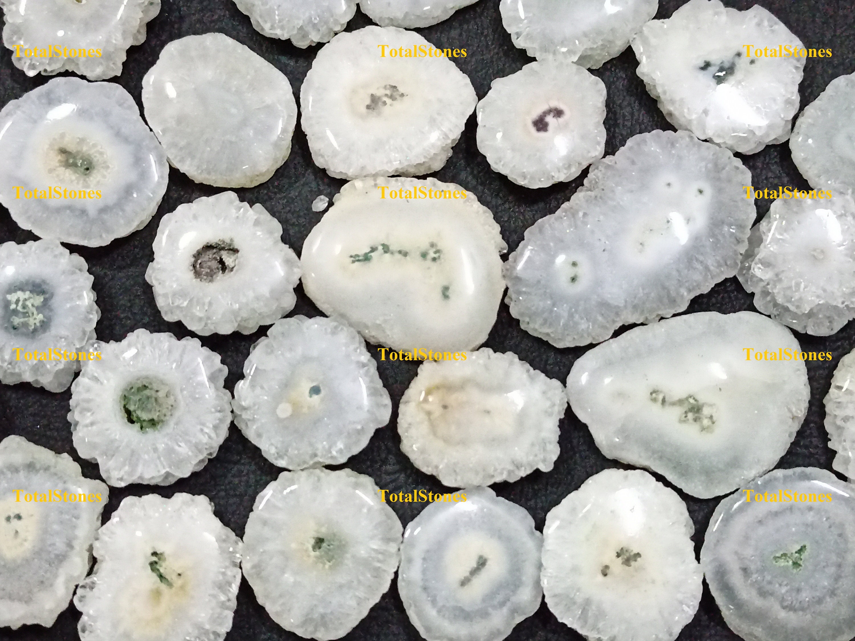 Natural White Color Solar Quartz Cabochon / Funky Solar Quartz | Etsy