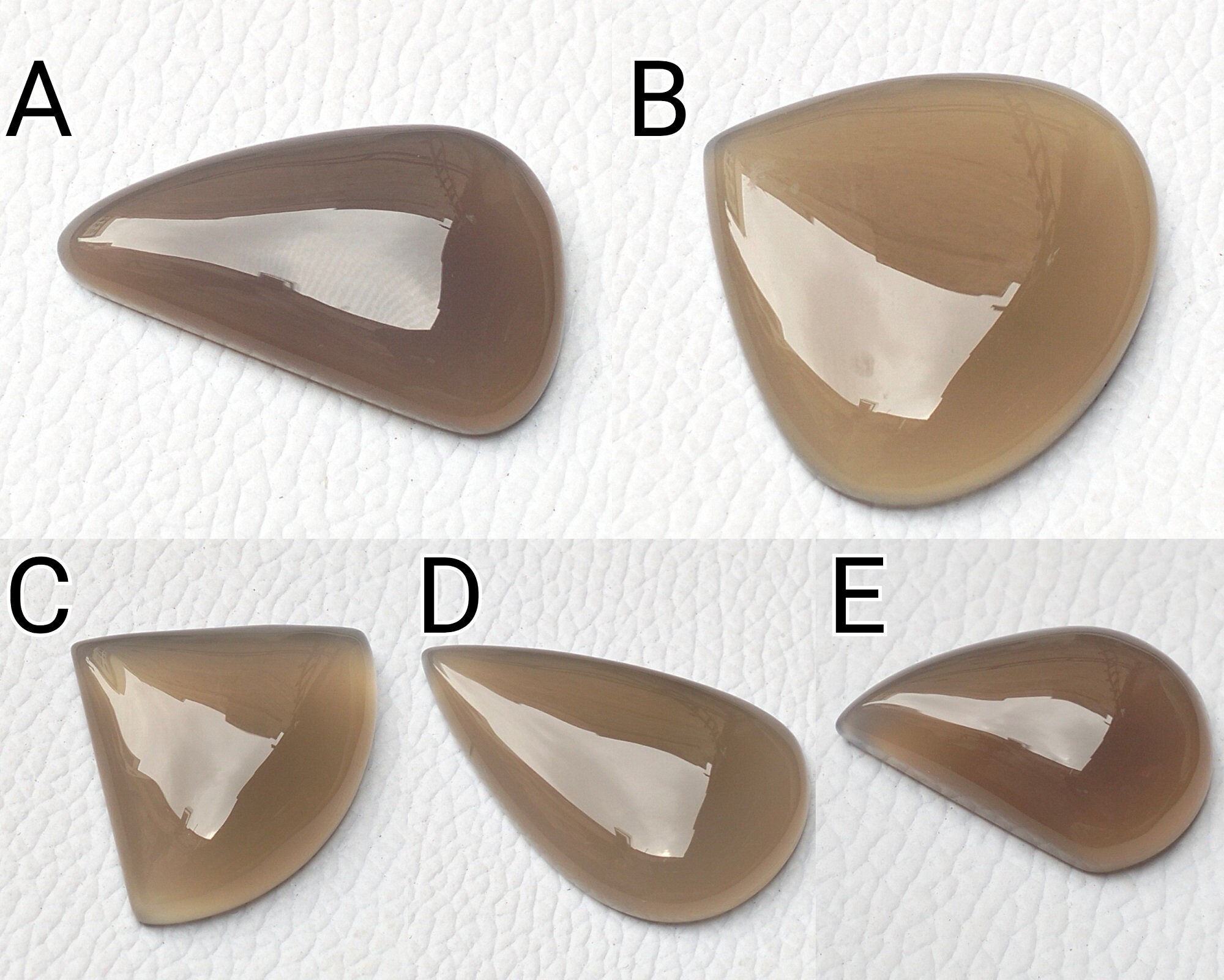 Freeform Shapes Gemstones | Gray Onyx Handcut N Mirror Polished ...