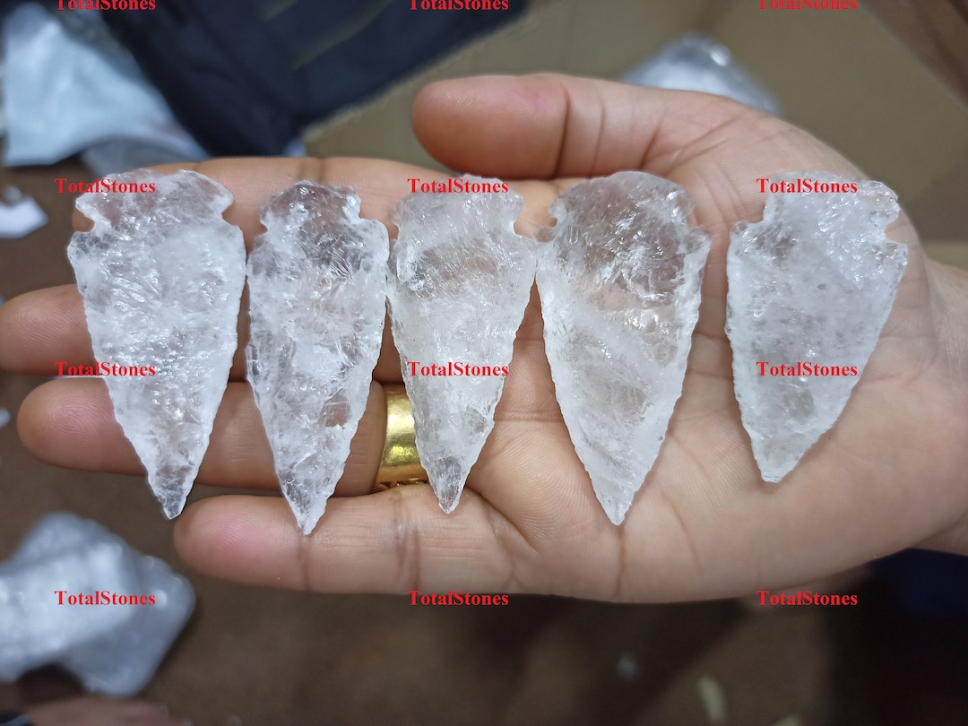 Crystal Arrowhead / Aero Head Crystals, Big 1.5-2 Inches Gemstone Arrow ...