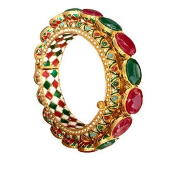 Jadau Bangles - Etsy