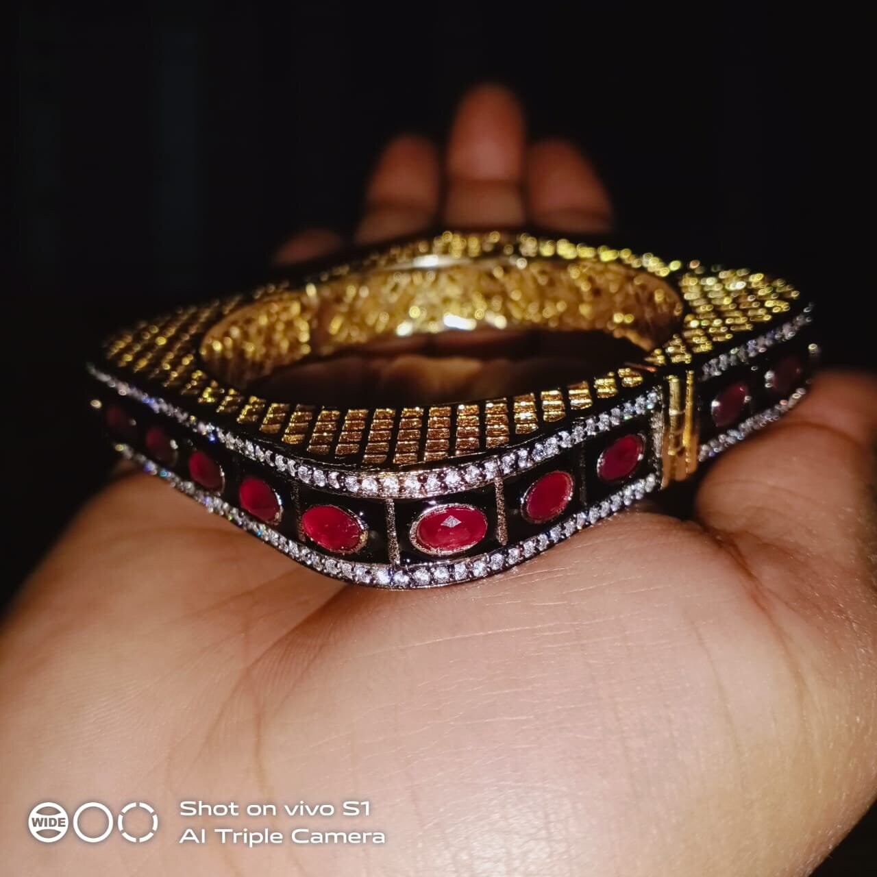 Adjustable Semi Precious Bangle Sqaure Shape Kada for Womens | Etsy