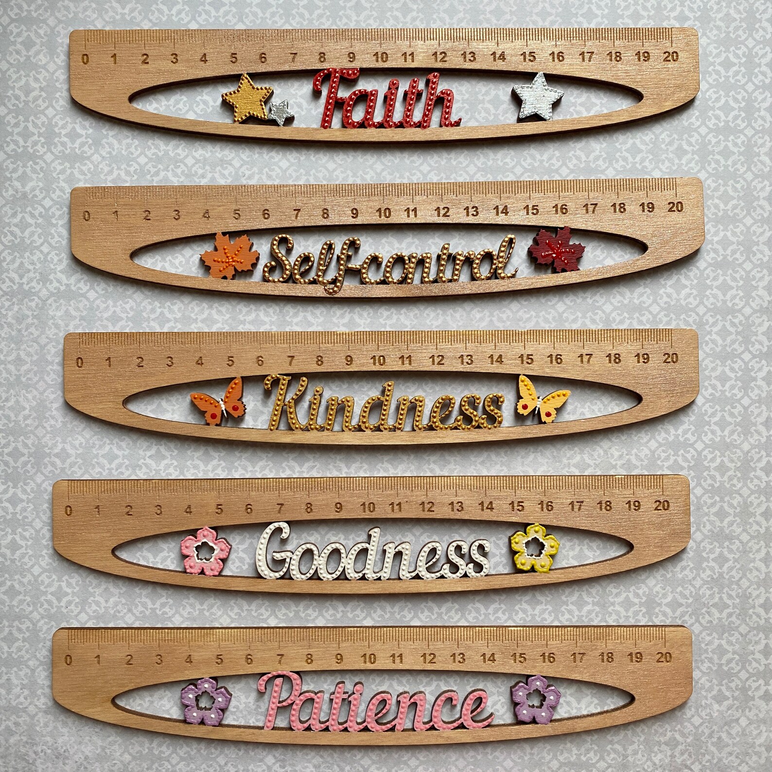 Personalized Wood Ruler With Name. | Etsy