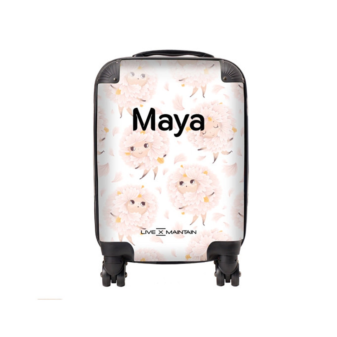 Personalised Kids Suitcase Flower Girl Name | Cabin Suitcase | Custom ...