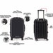 Personalised Script Name All Over Suitcase | Cabin Suitcase | Custom ...