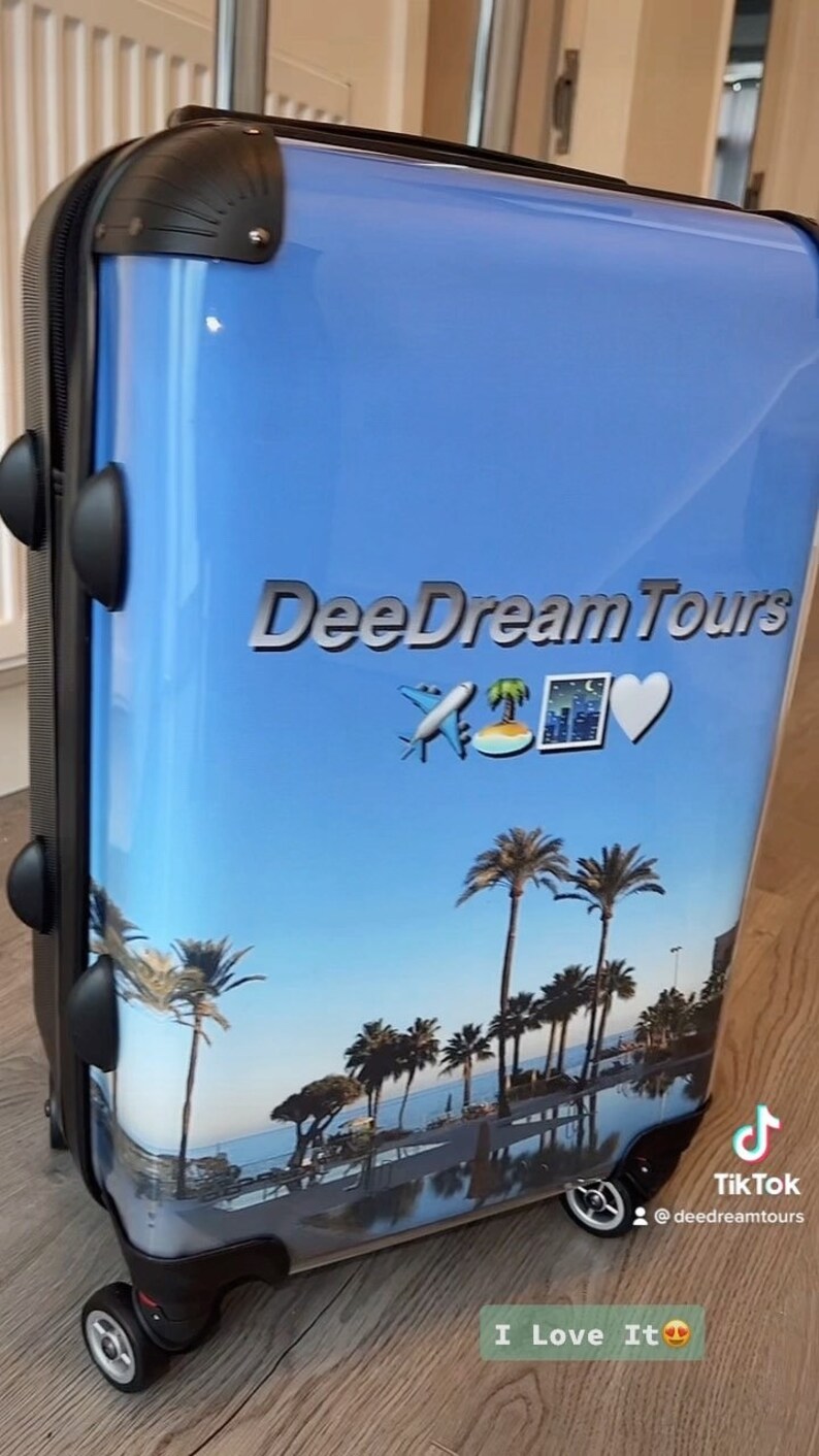 Personalised Upload Your Logo Suitcase Cabin Suitcase - Etsy