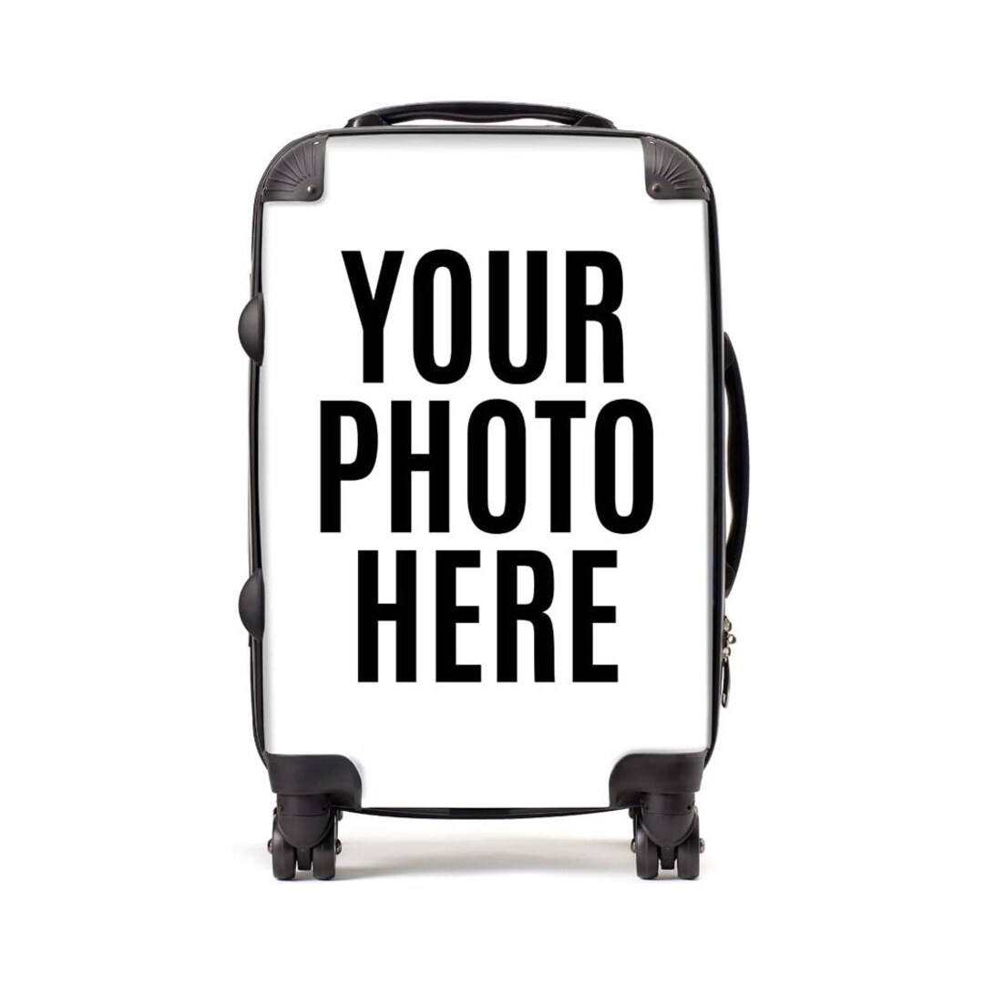 Personalized Upload Your Photo Luggage | Cabin Luggage | Custom Luggage ...