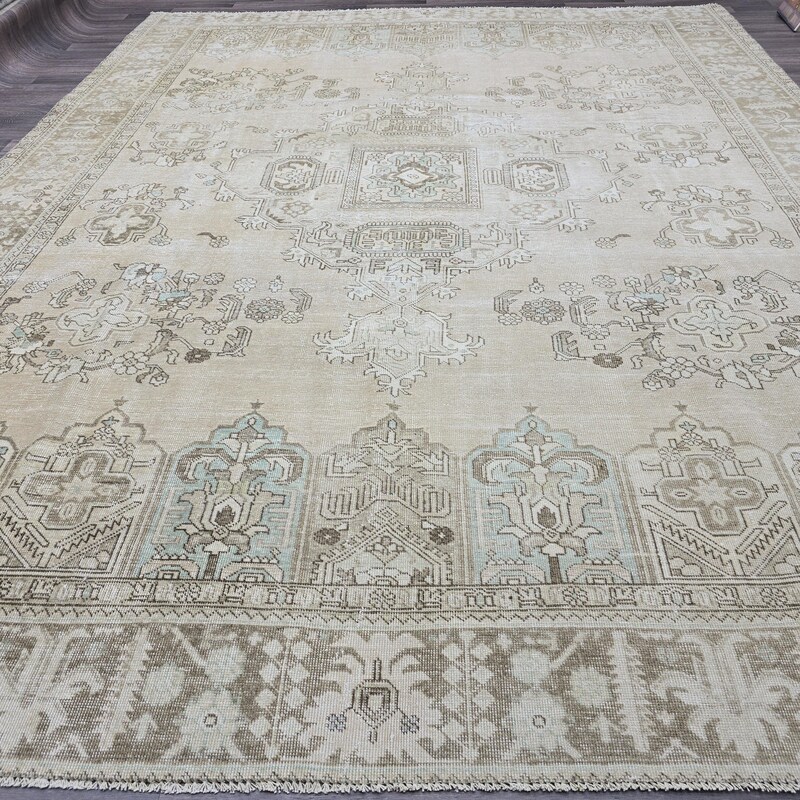 Large Antique Mahal Rug - Etsy UK