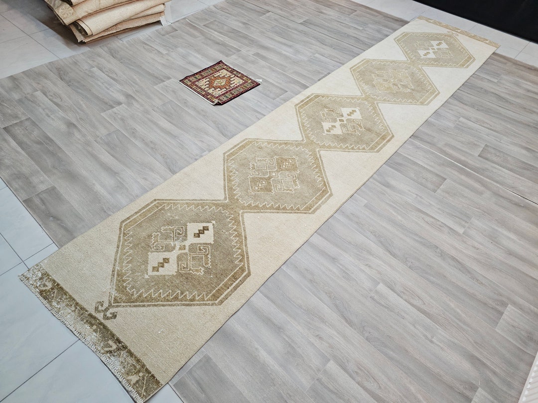 3x16 Circa 1970's Extra Long Antique Persian Design Wool Runner Rug ...