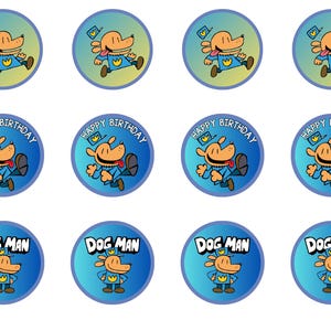 DOGMAN Cupcake Toppers - Etsy