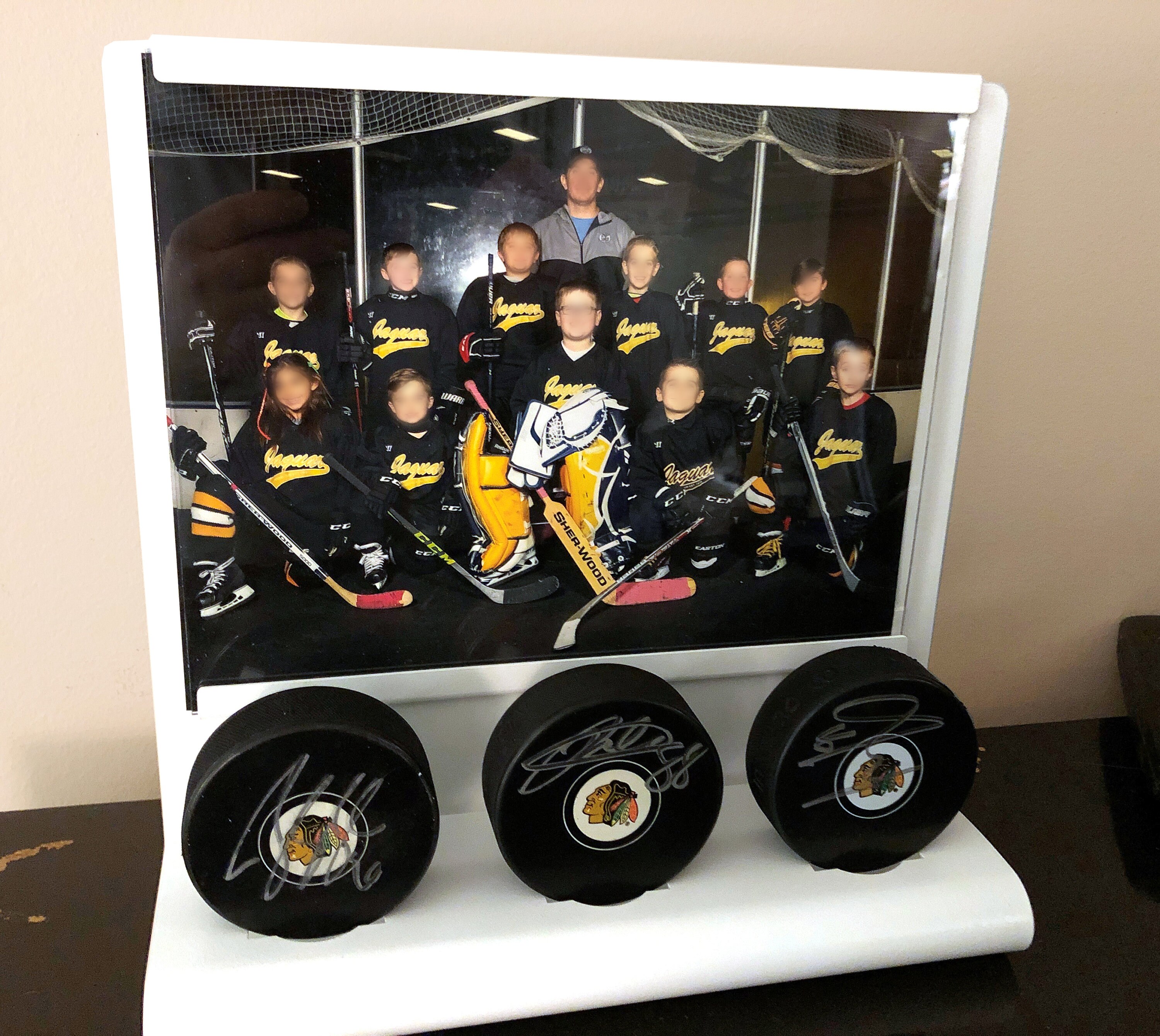 Baseball Team Photo Frame Blue Baseball Gift Autographed - Etsy