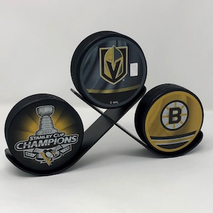 Hockey Puck Display / Holder Red - Made in USA - Trophy Case ...