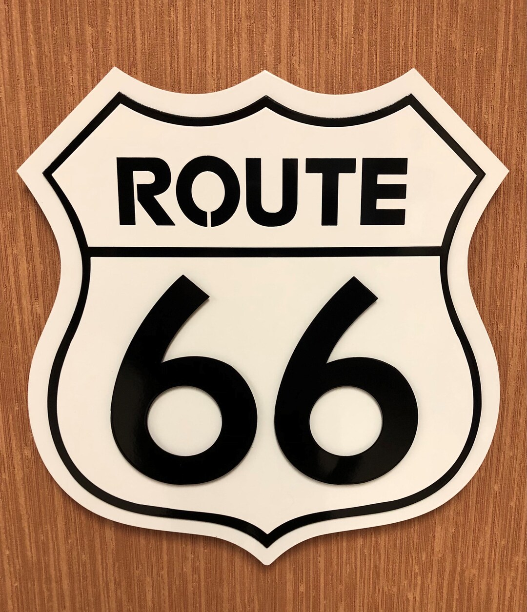 Route 66 Metal Wall Sign Restaurant Décor, Vintage Gasoline, Historic ...