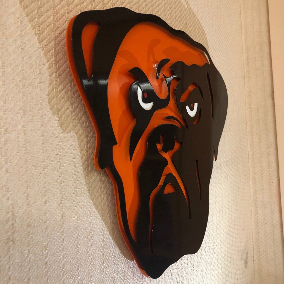Cleveland Browns Dawg Pound Metal Sign 3d Layered Metal | Etsy