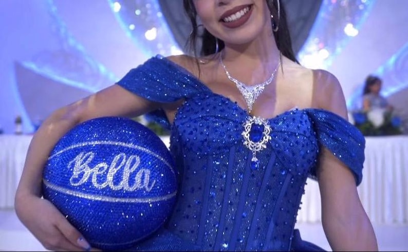 Rhinestone Basketball / Quinceñera - Etsy