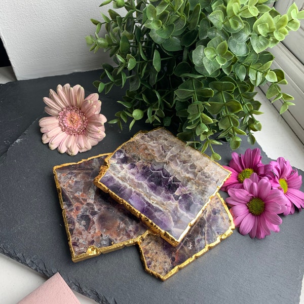 Agate Coaster - Etsy