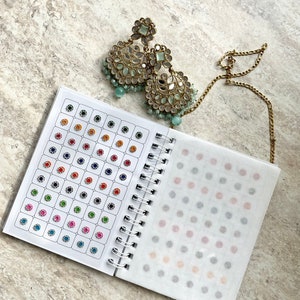 Bindi Book Bindi/chandlo Sticker Book 360 Assorted Coloured - Etsy UK