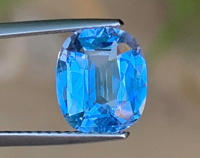 Santa Maria Color Aquamarine Beryl Gemstone, Fancy Cushion Cut ...