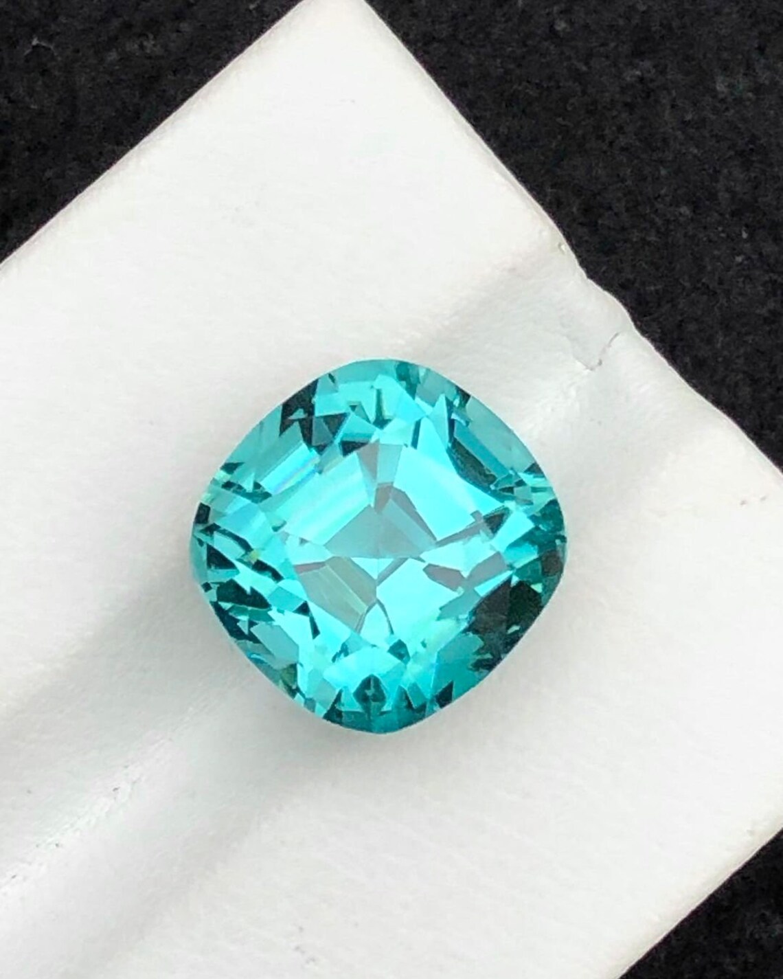 Rarest Pure Lagoon Color Tourmaline Gemstone, Natural Paraiba Blue ...