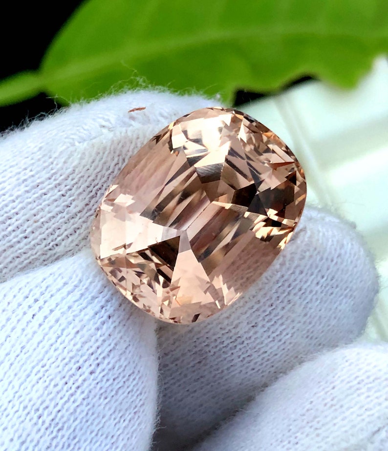 Topaz Sherry Color Topaz Gemstone Fancy Step Oval Cut - Etsy