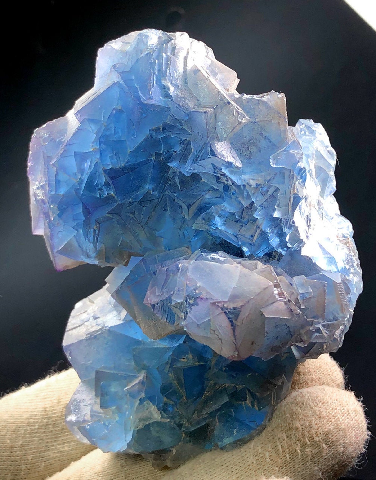 Unique Twinned Fluorite Specimen From Pakistan - 308 G , 87*58 Mm - Etsy