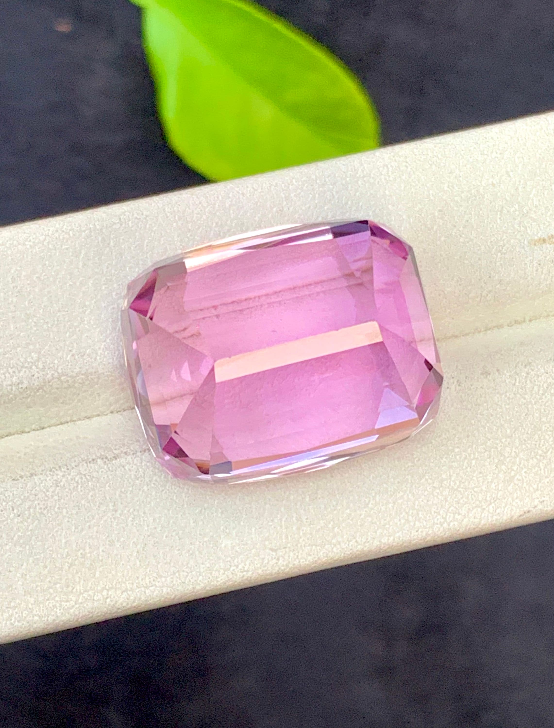 Majestic Hot Pink Natural Kunzite Gemstone, Perfect Cushion Cut Kunzite ...