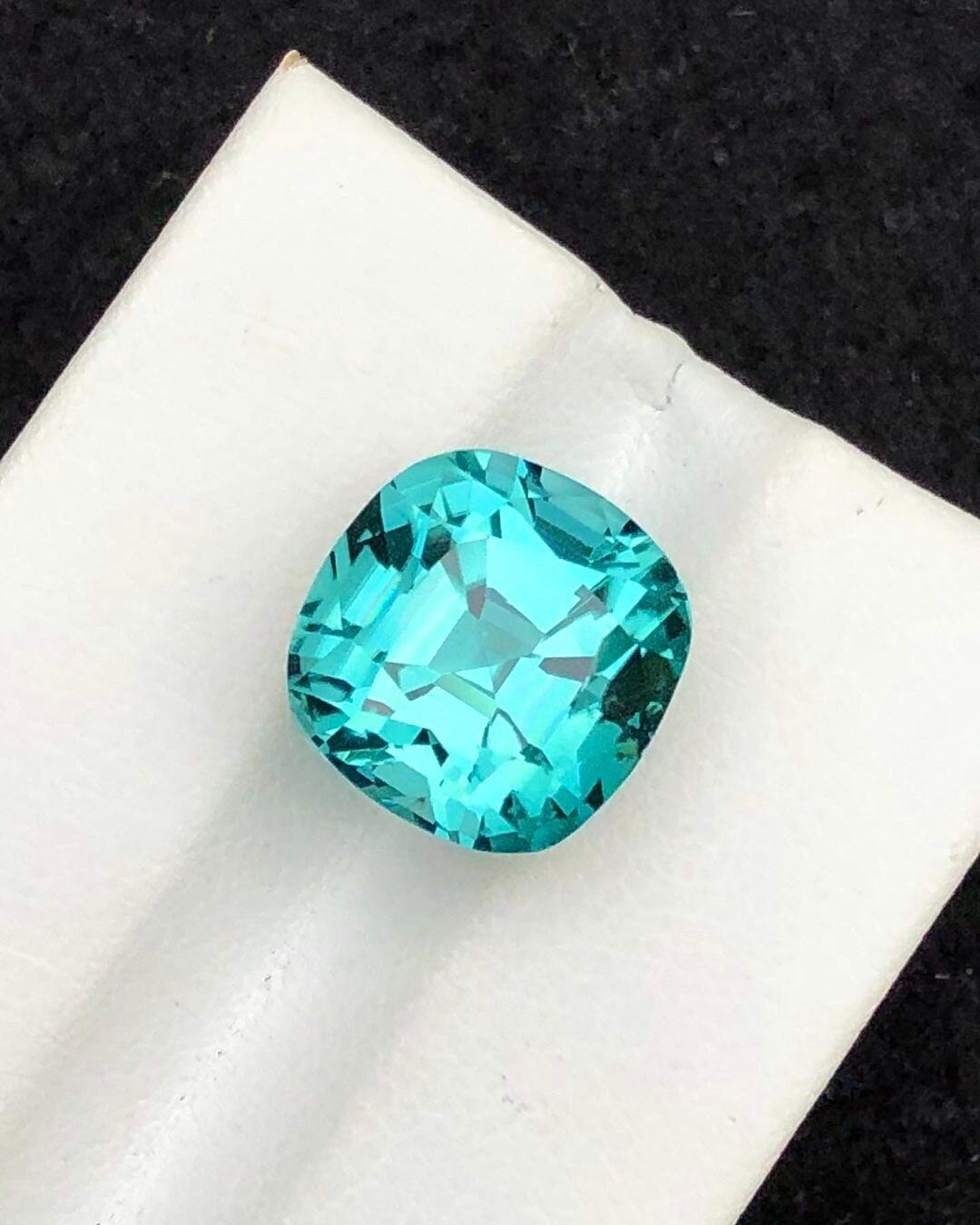 Rarest Pure Lagoon Color Tourmaline Gemstone, Natural Paraiba Blue ...